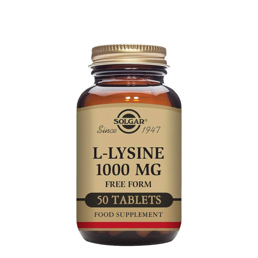 Solgar L-Lysine 1000mg Tablets x50 – FarmatoGo