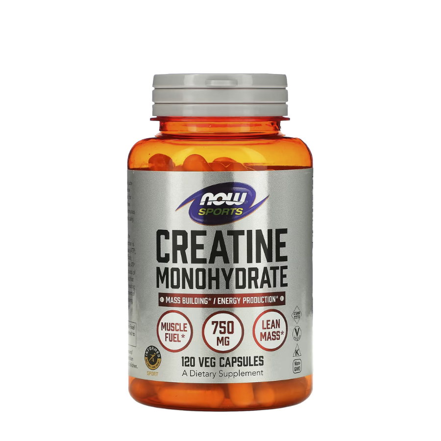 Now Creatine Monohydrate 750mg Capsules x120 – FarmatoGo