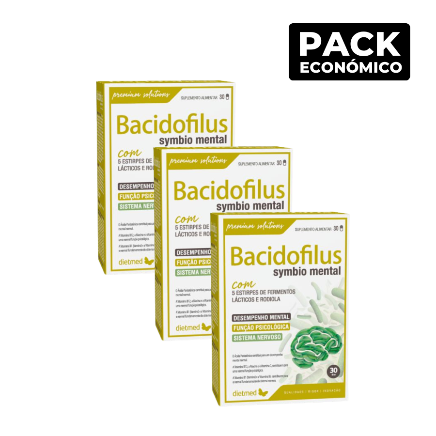 Bacidofilus Symbio Mental Cápsulas 3x30 – FarmatoGo