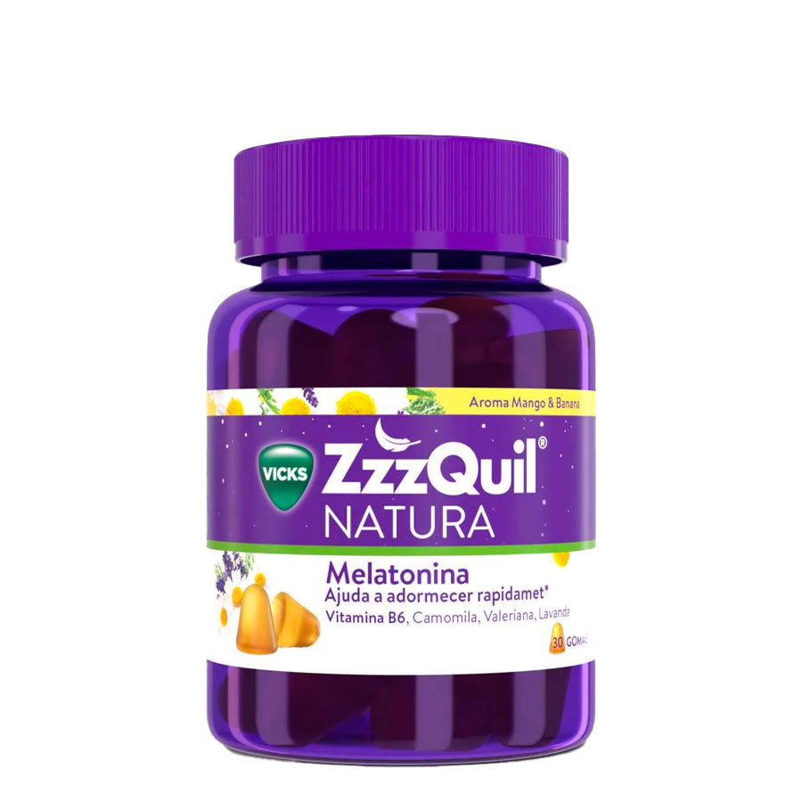 Vicks ZzzQuil Natura Sleep Melatonin x30 Gummies – FarmatoGo