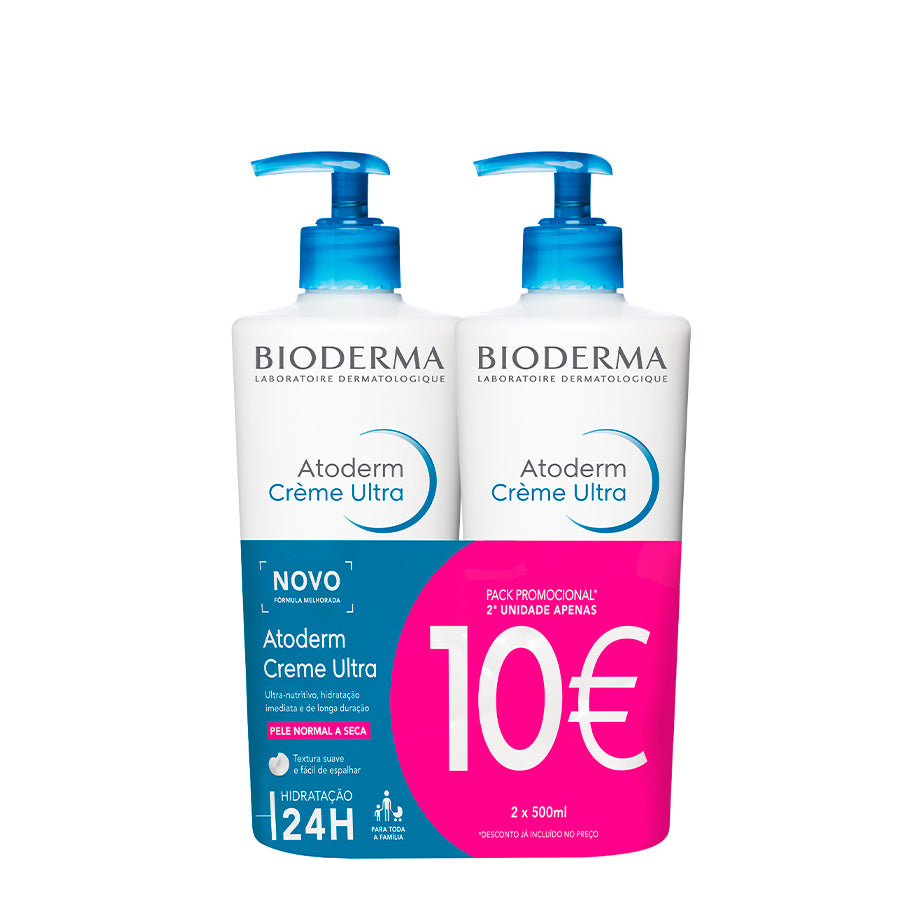 Bioderma Atoderm Ultra Cream 2x500ml -10€ – FarmatoGo