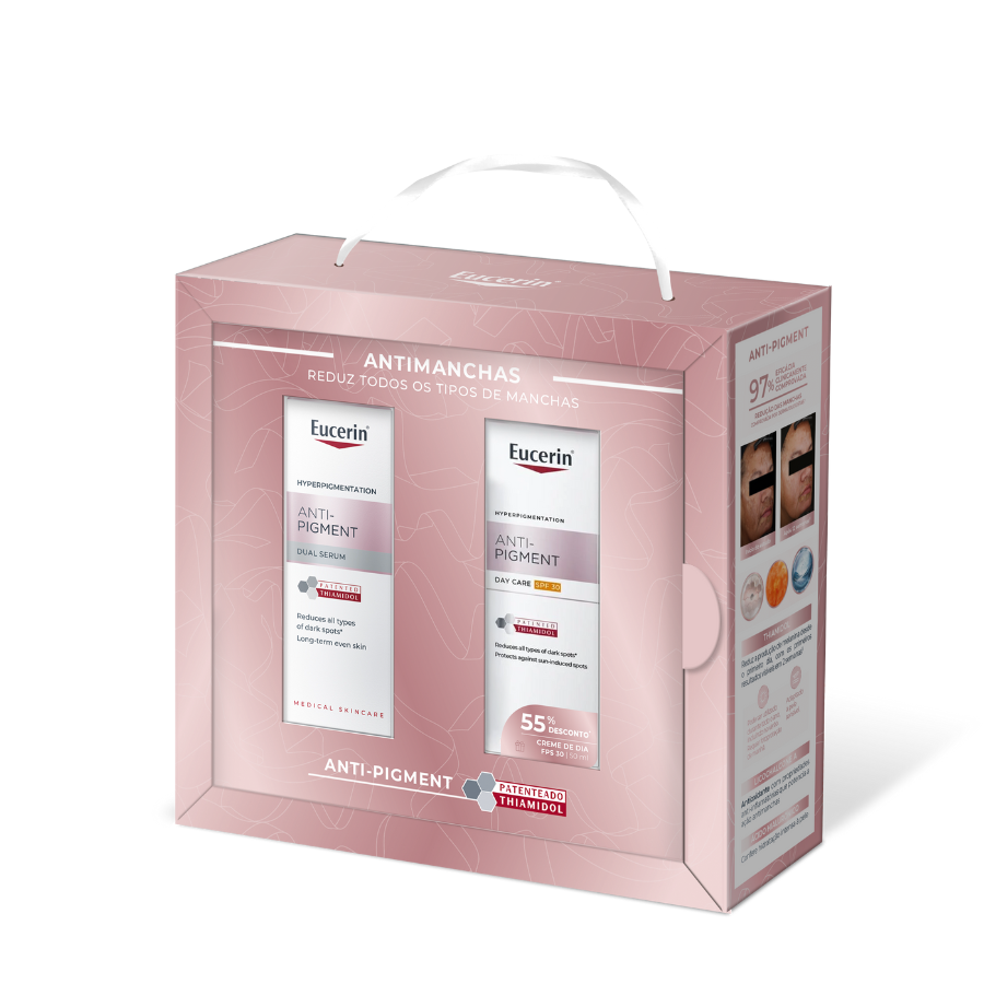 Set Antimanchas Eucerin: Sérum Doble 30 ml + Crema de Día SPF30 50 ml ...