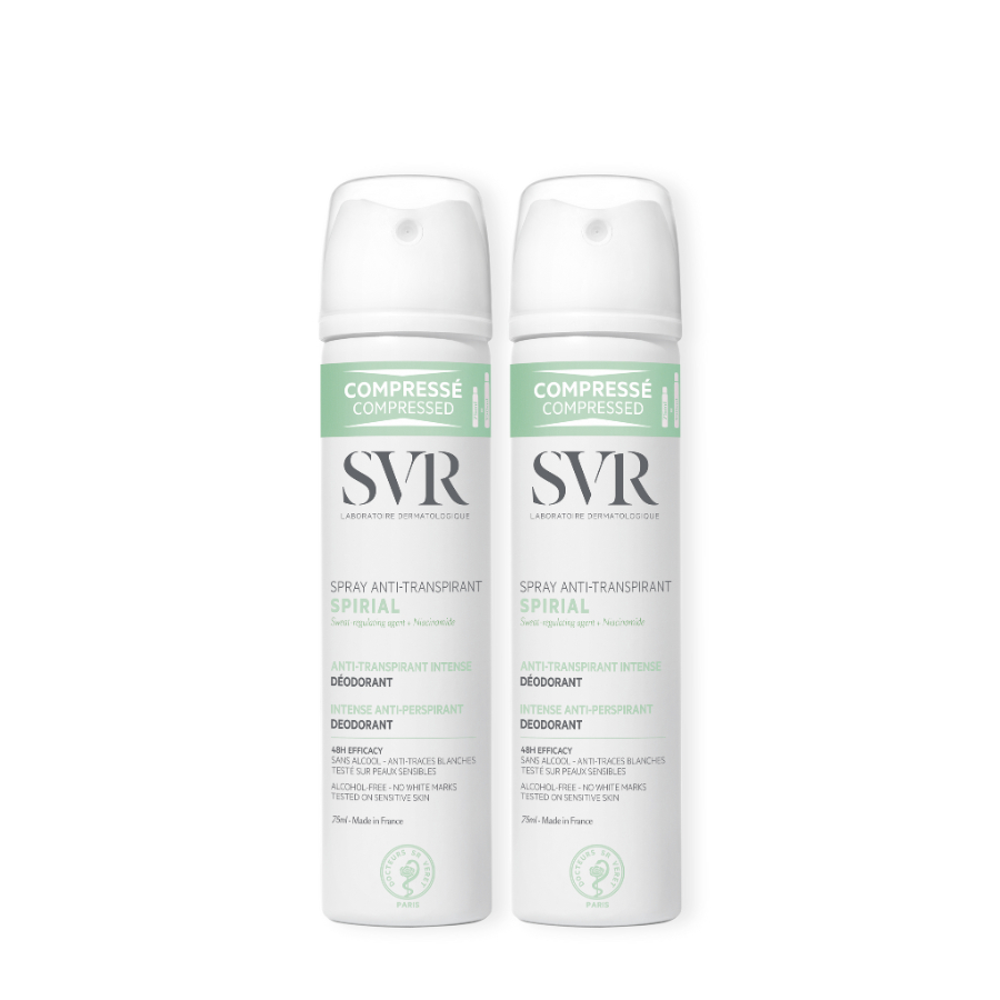SVR Spirial Spray Antitranspirante 48 Horas 2x75ml – FarmatoGo
