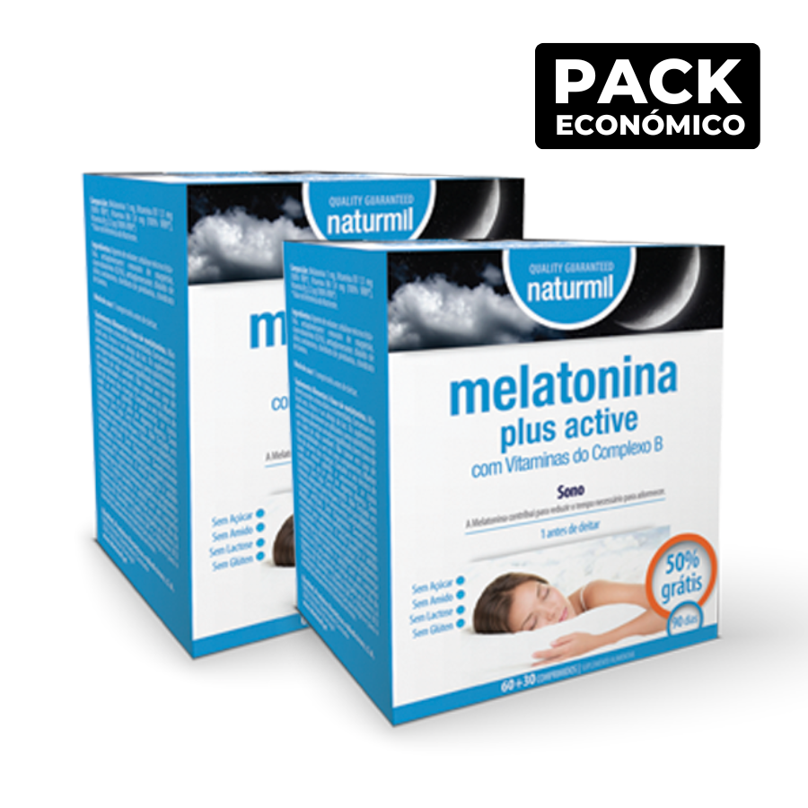 Naturmil Melatonina Plus Active Comprimidos 2x90 – FarmatoGo
