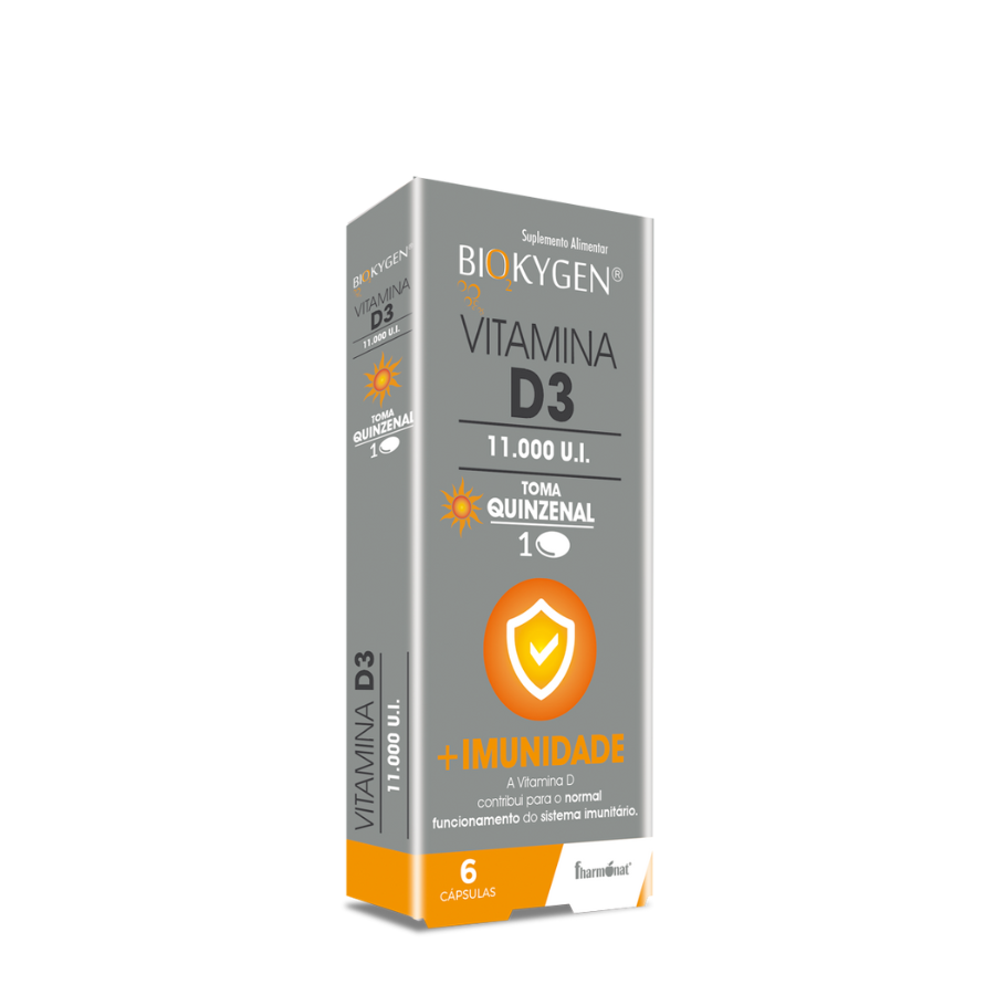 Biokygen Vitamina D3 11.000UI Cápsulas x6 – FarmatoGo